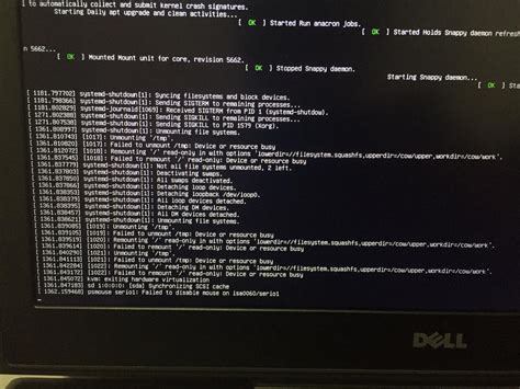 Reboot Freezes At End Of Ubuntu 1810 Installation Ask Ubuntu
