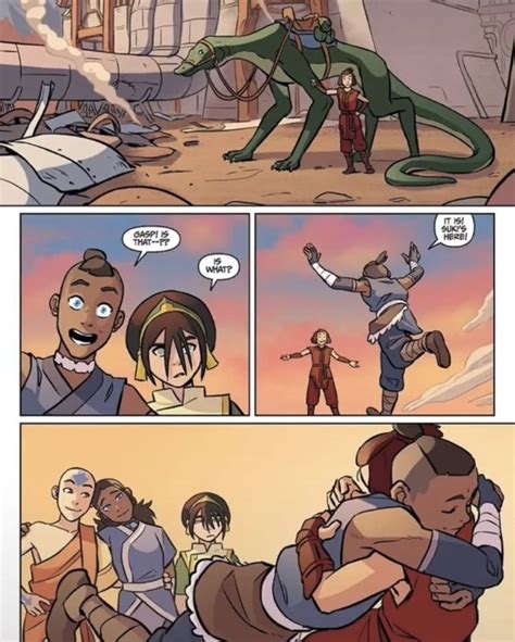 Sokka And Suki Comic Moment Avatar The Last Airbender Funny Avatar