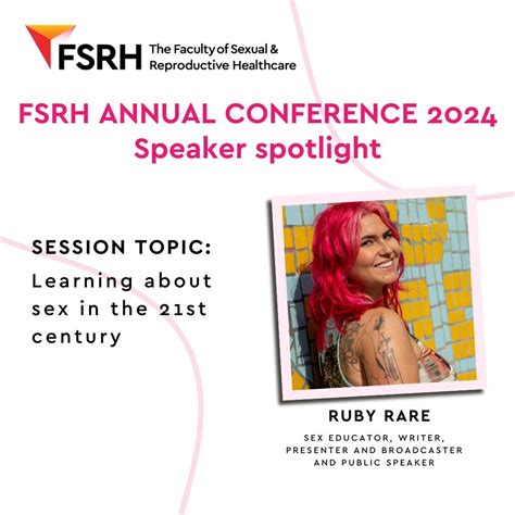 We Are Excited To Highlight Ruby Rare Sex Educator Writer Presenter