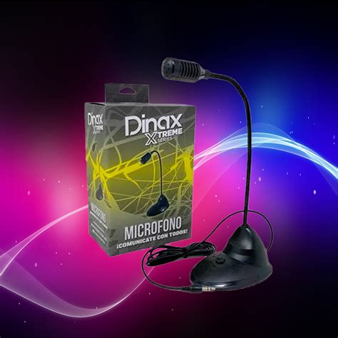 Microfono Con Cable Y Base Dx Micro23 Dymtech
