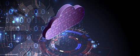 Cloud Computing Conceptabstract Connection Vector Image