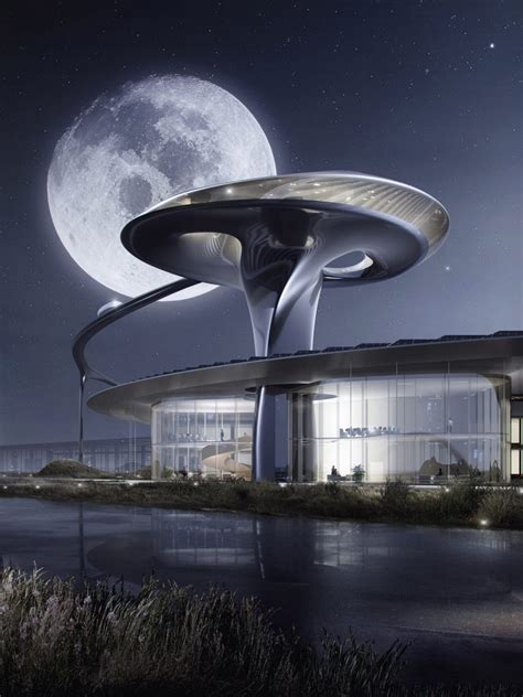 Mad Unveils Extraterrestrial Campus For Electric Car Brand Faraday Future