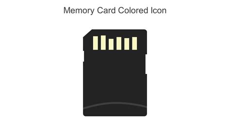 Memory Card Colored Icon In Powerpoint Pptx Png And Editable Eps Format PPT Template