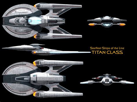 Titan Class Starship High Resolution By Enethrin On Deviantart