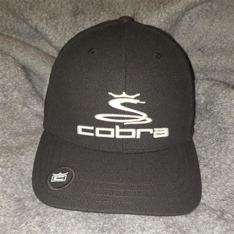 Cobra Golf Mens Snapback Golf Hat Black Color With Depop