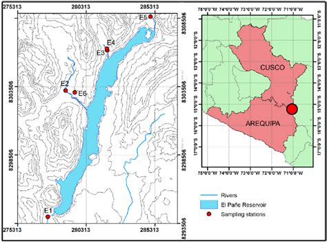 Location Of Sampling Stations In The Districts Of Callalli And Oscollo