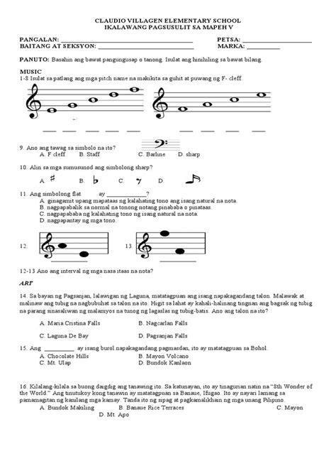 Pt Mapeh 5 Q2 Pdf