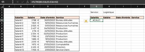 Fonction Filtre Excel Exemples Et Utilisation Avancée 2023