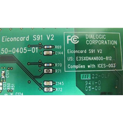 Dialogic Eiconcard S91 V2