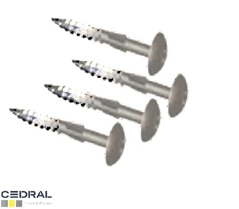 Cedral Colour Coded Screws 4 8 X 38mm Pk 50 Silver Grey C51 Tradeline Pvc Limited