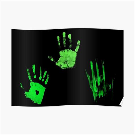 Phasmophobia Fingerprints All Variants Poster For Sale By Novocainart