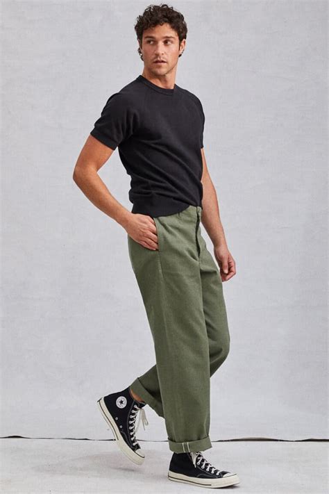Mens Green Pants Outfits How To Wear Green Pants In 2025