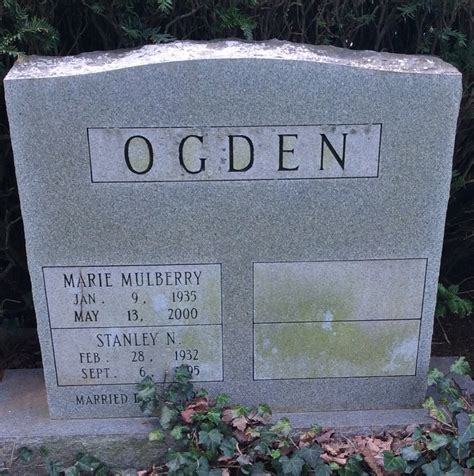Stanley N Ogden 1932 1995 Mémorial Find A Grave