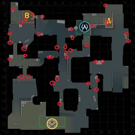 Карта Даст 2 КСГО точки и позиции в Dust 2