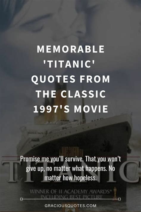 77 Memorable ‘titanic Quotes From The Classic Movie 1997