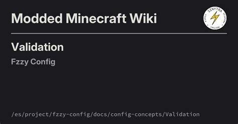 Validation Fzzy Config