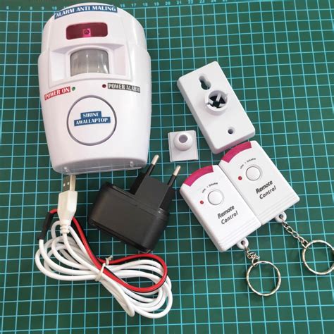 Jual Alarm Anti Maling Portable Awallaptop Pir Sensor Gerak Sirine