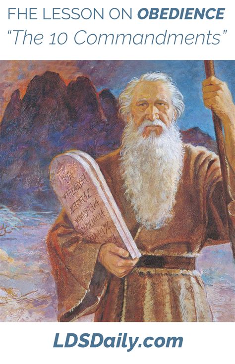 Moses And The Ten Commandments Lds