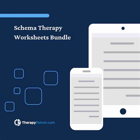 Schema Therapy Worksheets Bundle Editable Fillable Printable Pdfs