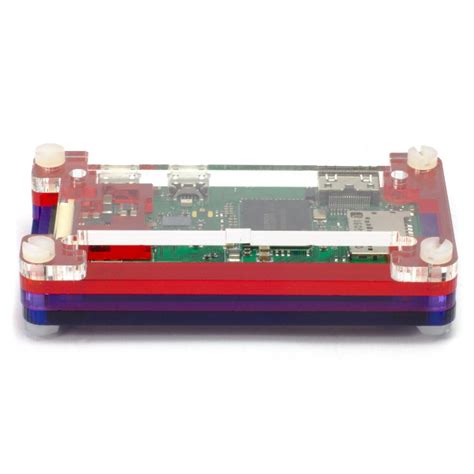 Кутия за Raspberry Pi Zero W Pimoroni Pibow Zero W Не е съвместима с Pi Zero 2 W Erelement