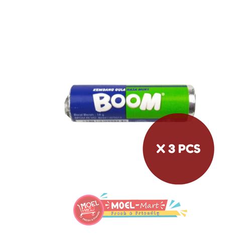 Jual Boom Mint 3 Pcs X 18gr Stick Shopee Indonesia