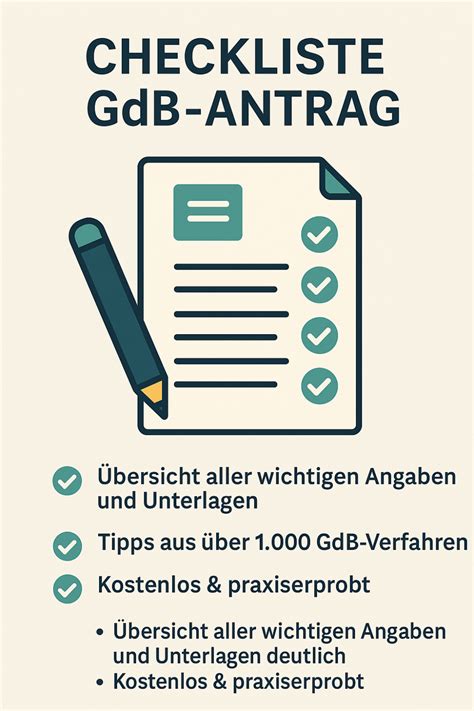 Gdb Antrag Checkliste Alles Wichtige Für Den Schwerbehindertenausweis