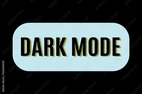 DARK MODE Text On White Rounded Rectangular Shape In Black Background Black Text Dark Mode