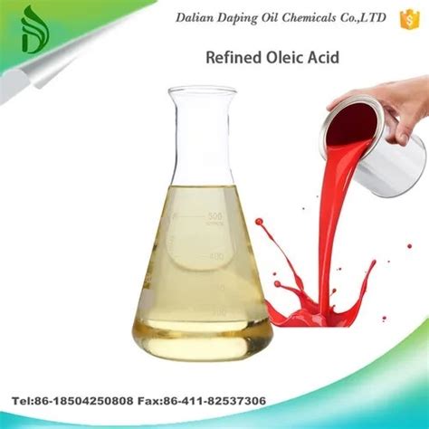 Pure Refined Oleic Acid Industrial Grade 997 Purity Max Acid Value