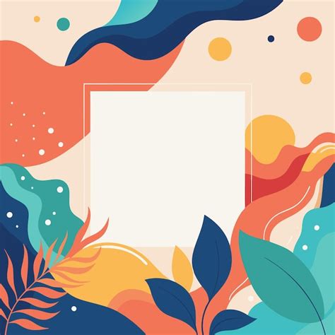 Colorful Frame Background Premium Ai Generated Vector