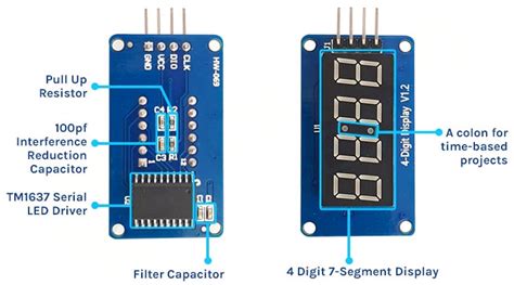 In Depth Interfacing Tm1637 4 Digit 7 Segment Display With