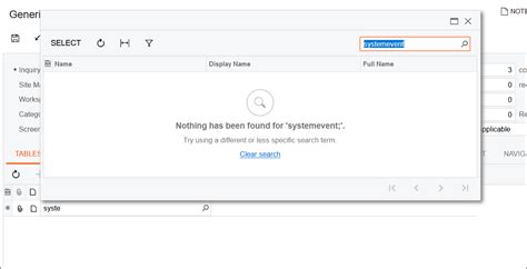 systemevent dac in a generic inquiry community
