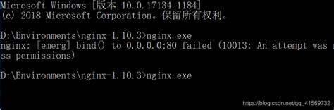 nginx报错bind to failed An attempt was made to