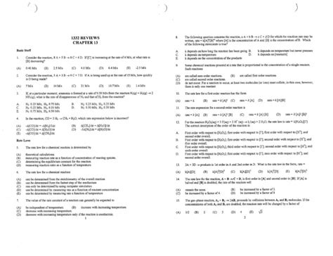 Chapter 13 Chemical Kinetics1 Pdf