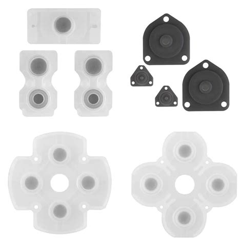 4 Sets Conductive Silicon Button Pads Controller Button Repair Part 4 Sets Conductive Silicon Button Pads Controller Button Repair Part