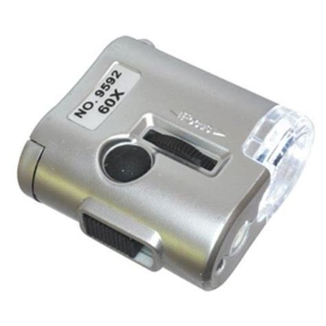 Heebie Jeebies Mimicro Tiny Pocket Sized Microscope 60x Magnification