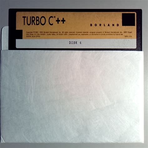 Borland Turbo C 1990 Borland International Inc Free Download Borrow And Streaming