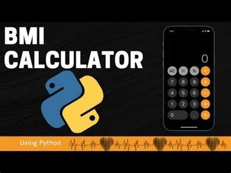 Calculate Body Mass Index BMI Using Python