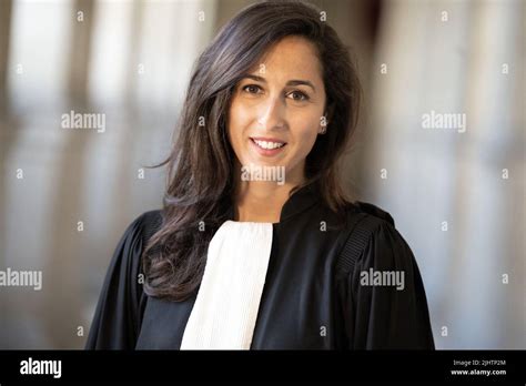 Lawyer Olivia Ronen Poses At Courthouse On July 13 2022 In Paris