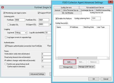 Technical Tip Configure Fortinet Single Sign On Fortinet Community