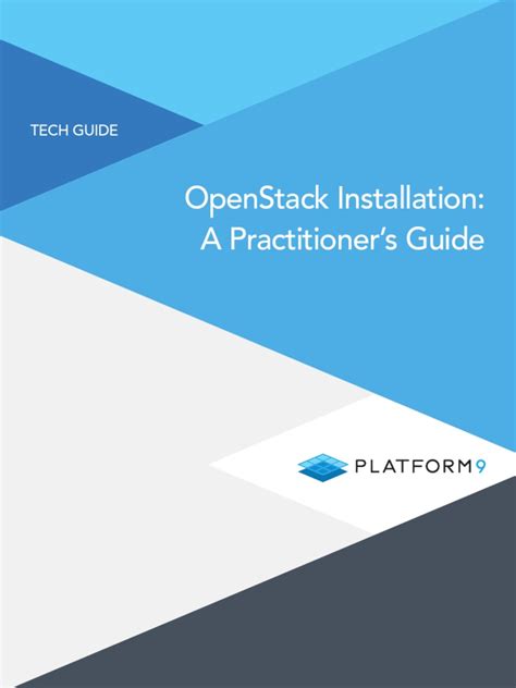 Openstack Installation A Practitioner S Guide Pdf
