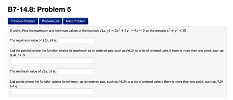 solved b7 14 8 problem 5 previous problem problem list next