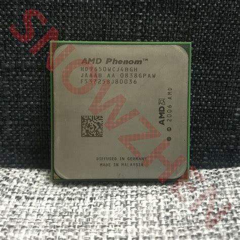 AMD Phenom X4 9650 CPU Quad-Core 2.3 GHz 2M 95W Socket AM2+ Processors ...