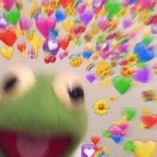 Kermit With Hearts Meme Generator