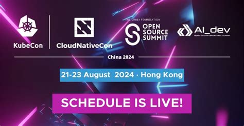 Kubecon And Open Source Summit In Hong Kong Cloud Native Computing