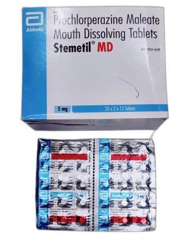 Prochlorperazine Maleate Stemetil Md Tablet 115 Tablets At ₹ 14273