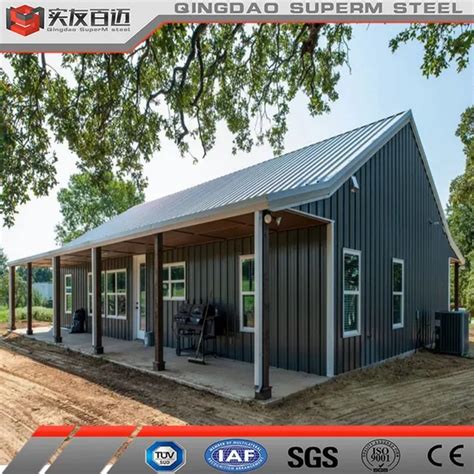 Prefabricated House Barndo Homes Steel Structure Barndominium Kits
