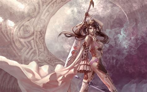 Sword Girl Wallpapers Top Free Sword Girl Backgrounds Wallpaperaccess