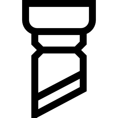 Cutter Basic Straight Lineal Icon Cutter Basic Straight Lineal Icon