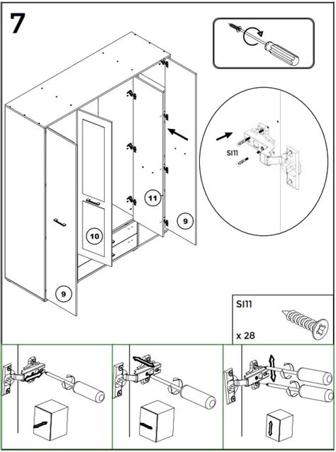 Dedeman D4 2s Calin Bedroom Wardrobe Instructions