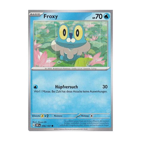 Froxy 056197 Obsidianflammen Pokemon Karte Günstig Kaufen